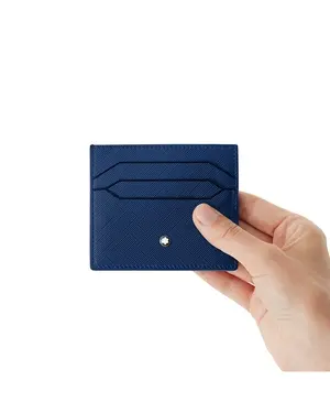 Montblanc Extreme 3.0 6cc Leather Card Holder - Blue