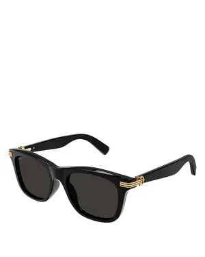 CARTIER Premiere Square Sunglasses - Black/gray Solid