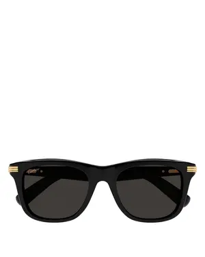 Cartier Premiere Square Sunglasses - Black/gray Solid
