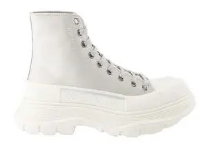 Alexander McQueen Tread Slick Boots - Silver