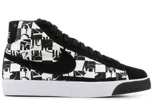 Nike Blazer Stussy Neighborhood Sneakers - White/black