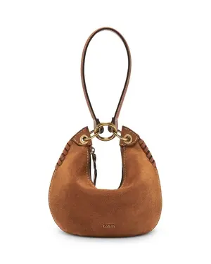 Ba&sh Swing Suede Shoulder Bag - Cognac