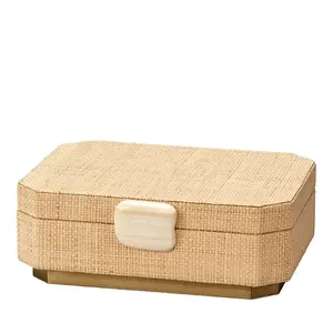 JAMIE YOUNG CO. Eden Raffia Decorative Box - Natural