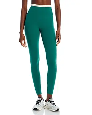 Splits59 Dual High-waist 7/8 Leggings - Arugula/cream