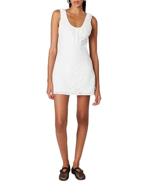 NIA Cedar Eyelet Dress - White