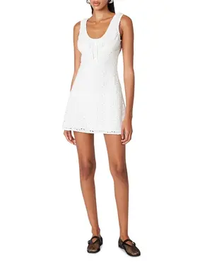 NIA Cedar Eyelet Dress - White