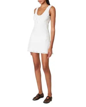 NIA Cedar Eyelet Dress - White