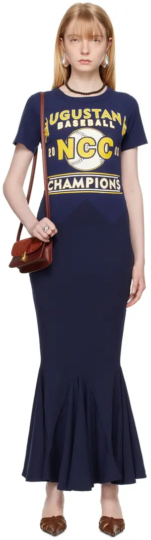 conner ives blue dress Printed Maxi In - 50% Off Absolutely fabrics