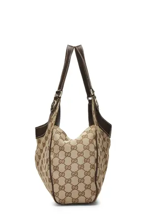 Gucci Original Gg Canvas Charmy Shoulder Bag - Brown