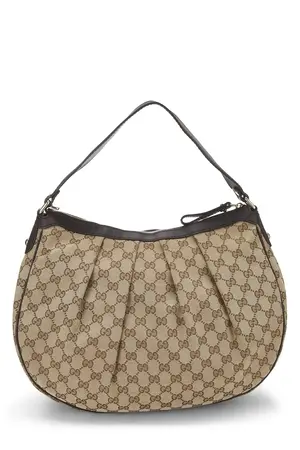 Gucci Original Gg Sukey Hobo - Brown