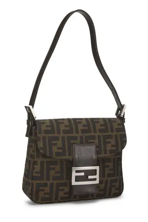 Fendi Zucca Canvas Shoulder Bag