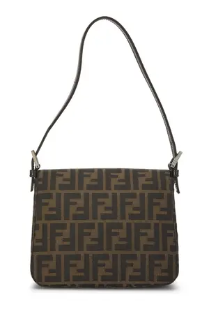 Fendi Zucca Canvas Shoulder Bag