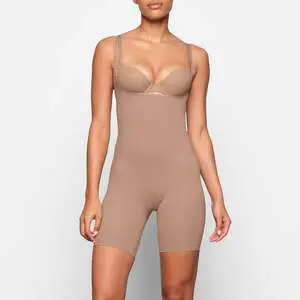 SKIMS Seamless Sculpt Butt Lifting Open Bust Bodysuit - Sienna