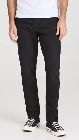 FRAME Modern Straight Leg Jeans - Raven