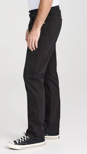 FRAME Modern Straight Leg Jeans - Raven
