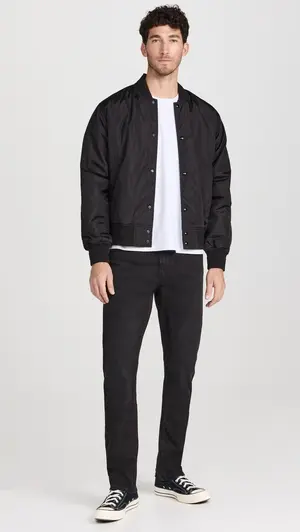 FRAME Modern Straight Leg Jeans - Raven