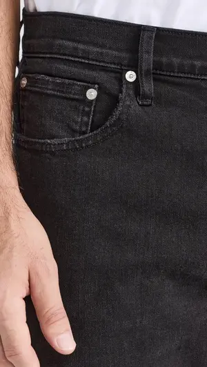 FRAME Modern Straight Leg Jeans - Raven