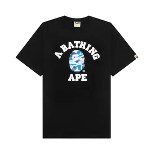 A BATHING APE Abc Camo College /blue - Black
