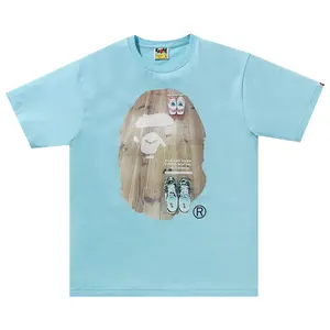 A BATHING APE Social Distance Big Ape Head Tee /sax