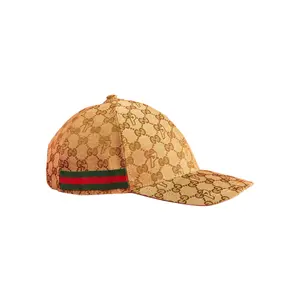 Gucci X Palace Gg-p Canvas Baseball Cap - Tan