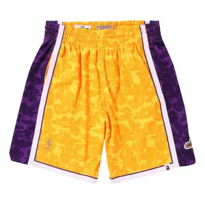 A BATHING APE X Mitchell & Ness Los Angeles Lakers Shorts
