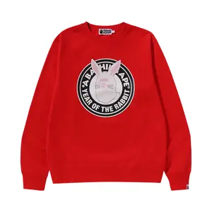 A BATHING APE Year Of The Rabbit Crewneck - Red