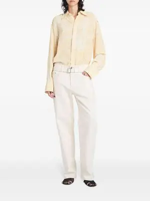 Proenza Schouler Abstract-pattern Shirt - Yellow