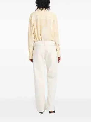 Proenza Schouler Abstract-pattern Shirt - Yellow