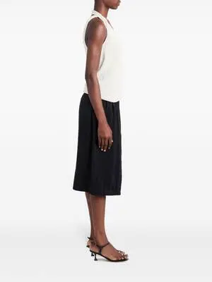 Proenza Schouler Knitted Halterneck Top - White
