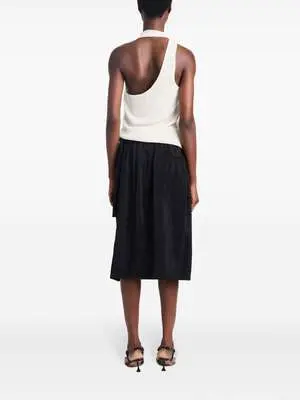Proenza Schouler Knitted Halterneck Top - White