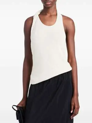 Proenza Schouler Knitted Halterneck Top - White