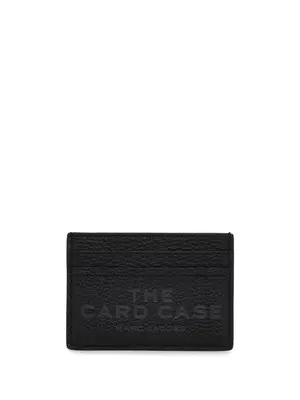 Marc Jacobs Logo-print Leather Cardholder - Black