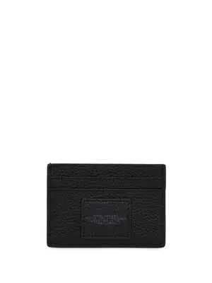 Marc Jacobs Logo-print Leather Cardholder - Black