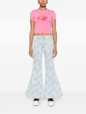 ERL X Coca-cola Jacquard Flared Jeans