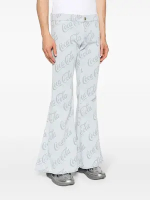 ERL X Coca-cola Jacquard Flared Jeans