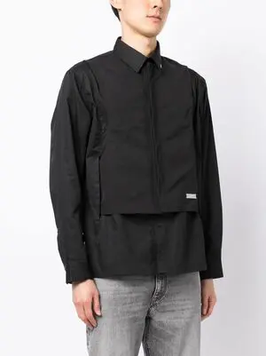 C2H4 Long-sleeved Layered Shirt
