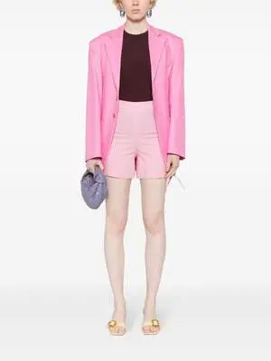 Federica Tosi Lace-up Poplin Shorts