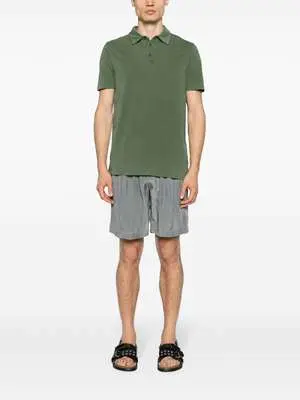 Majestic Filatures Organic Cotton-blend Polo Shirt - Green