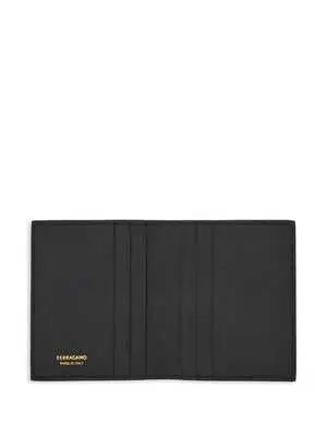 FERRAGAMO Gancini Credit Card Holder - Black