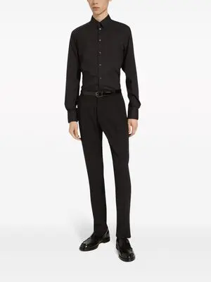 Dolce & Gabbana Long-sleeve Stretch-cotton Shirt