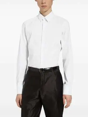 Dolce & Gabbana Long-sleeve Stretch-cotton Shirt