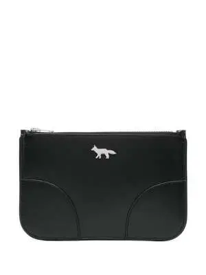 Maison Kitsuné Boogie Leather Clutch