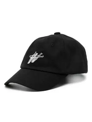 We11Done Logo Baseball Cap - Black