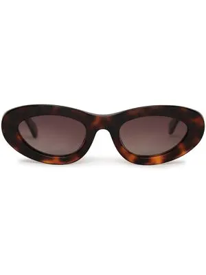 ANINE BING Roma Cat-eye Sunglasses - Brown