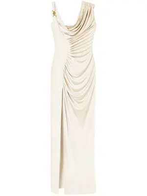 Versace Medusa '95 Draped Gown - Neutrals