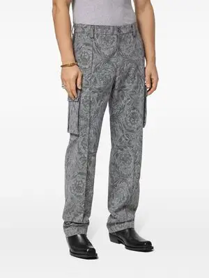 Versace Barocco Jacquard Cargo Trousers