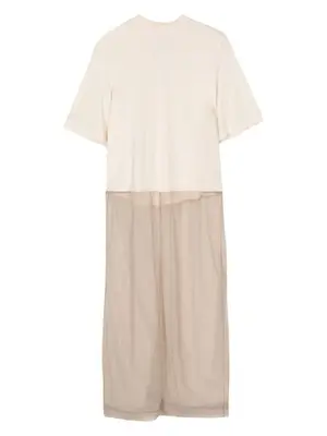 Toga Panelled Short-sleeve Dress