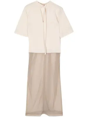 Toga Panelled Short-sleeve Dress