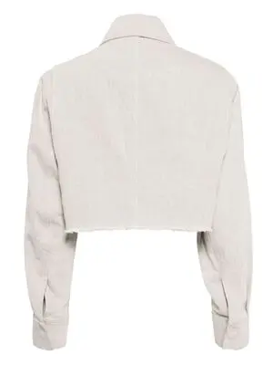 SYSTEM Cropped Cotton Jacket