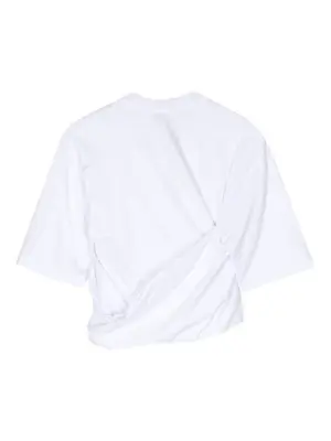 LITKOVSKA Draped Cotton T-shirt